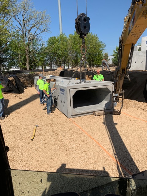 Precast Detention Tank - Crest Precast Concrete